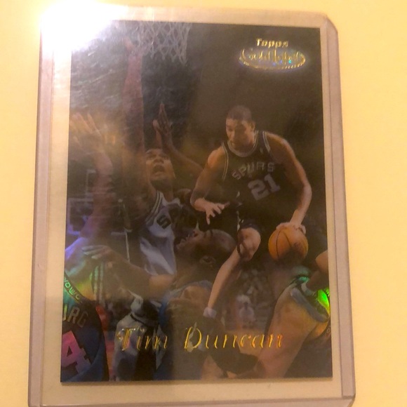 Other | Topps Gold Labeled Tim Duncan Rookie Card | Poshmark